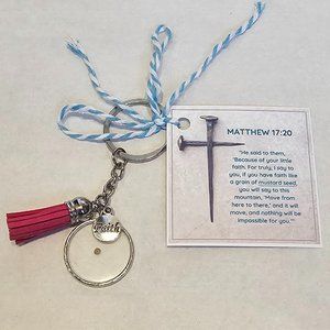 Emily Wiegel Inc | Accessories | Faith As Small As A Mustard Seed Key ...